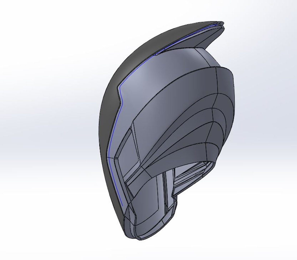 Helmet Printing Mold Model - TurboSquid 1319869