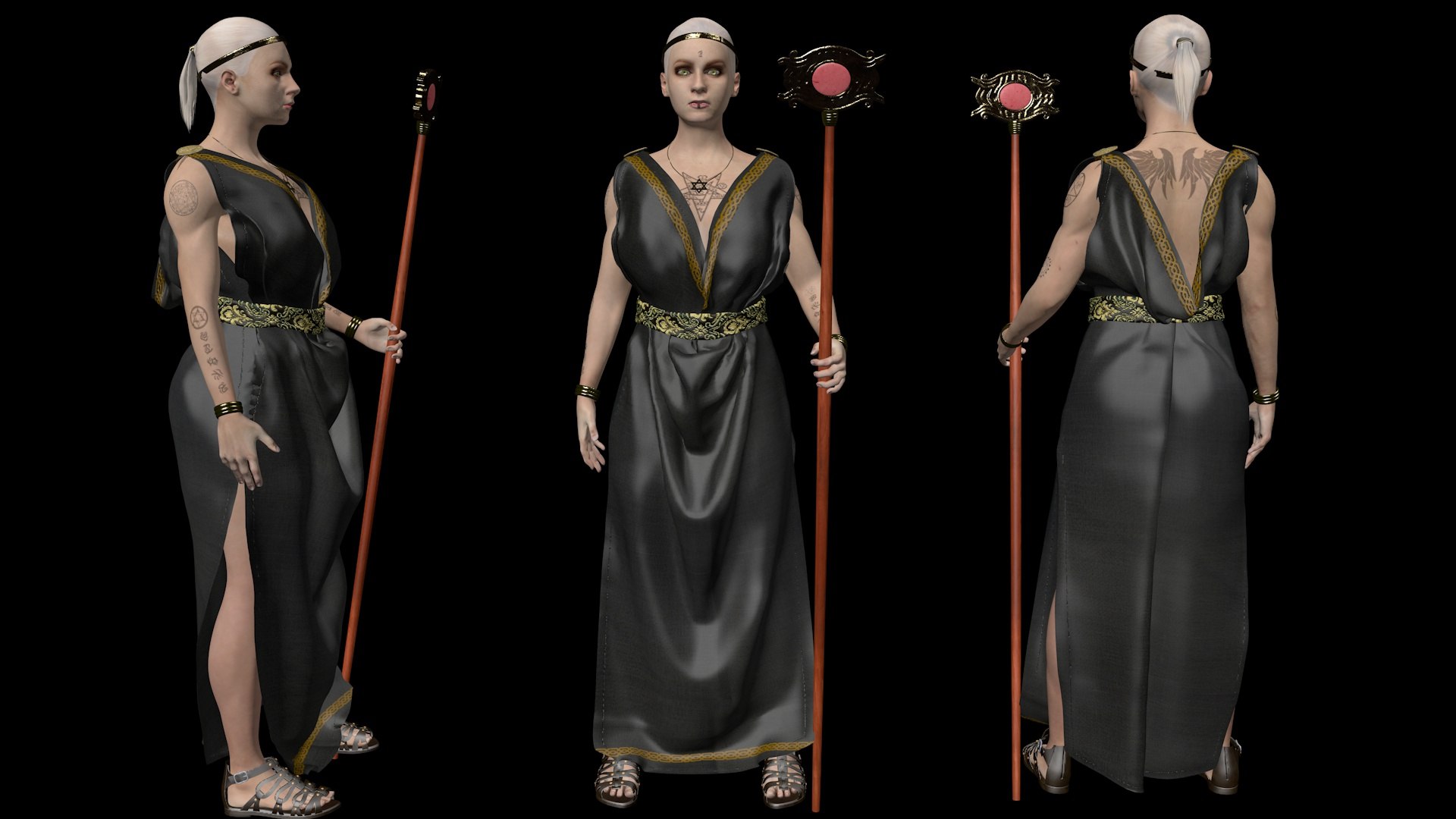 Witch 3D Model - TurboSquid 1973937