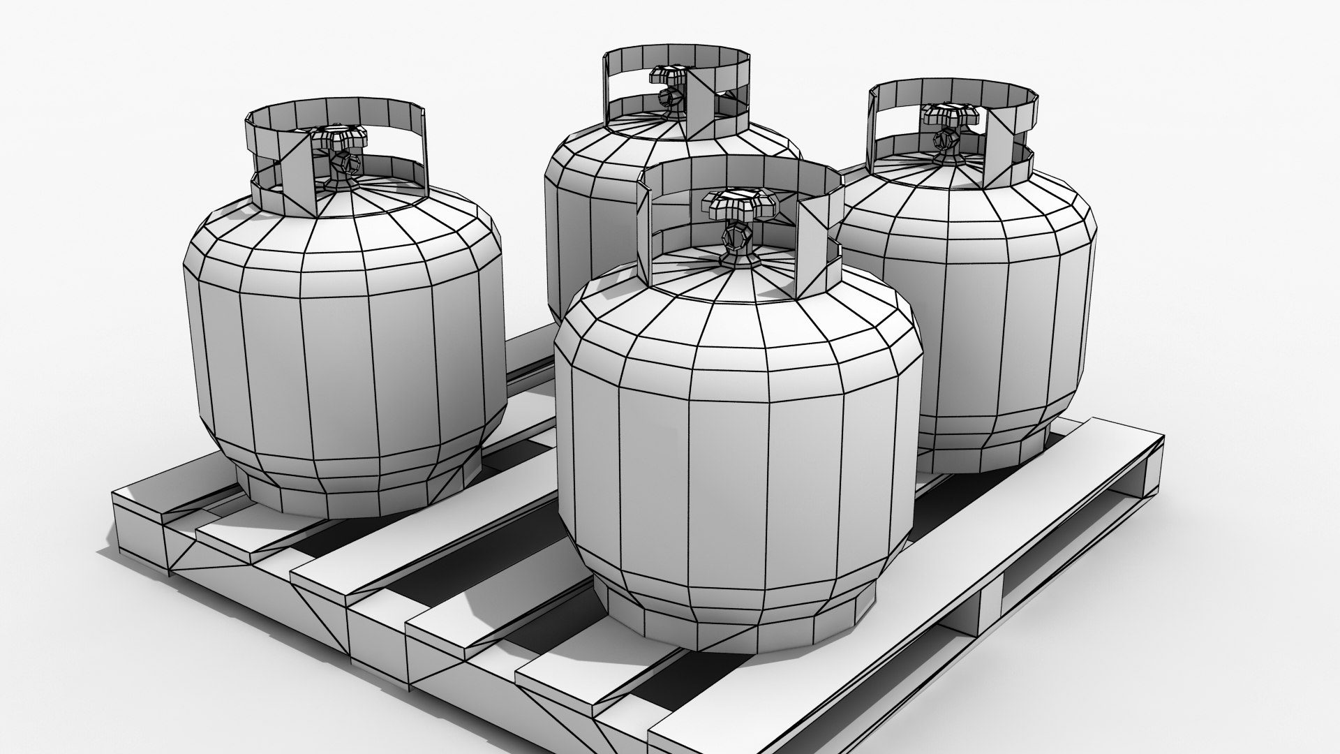 3d Fuel Cylinders Tank