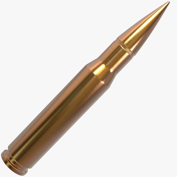 3D m60 bullet model | 1145532 | TurboSquid