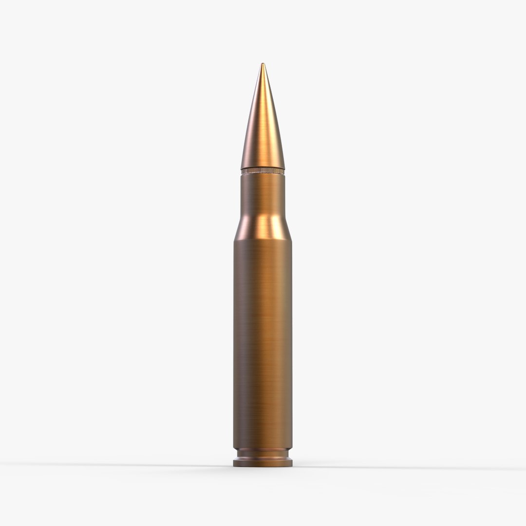 3D M60 Bullet Model | 1145532 | TurboSquid