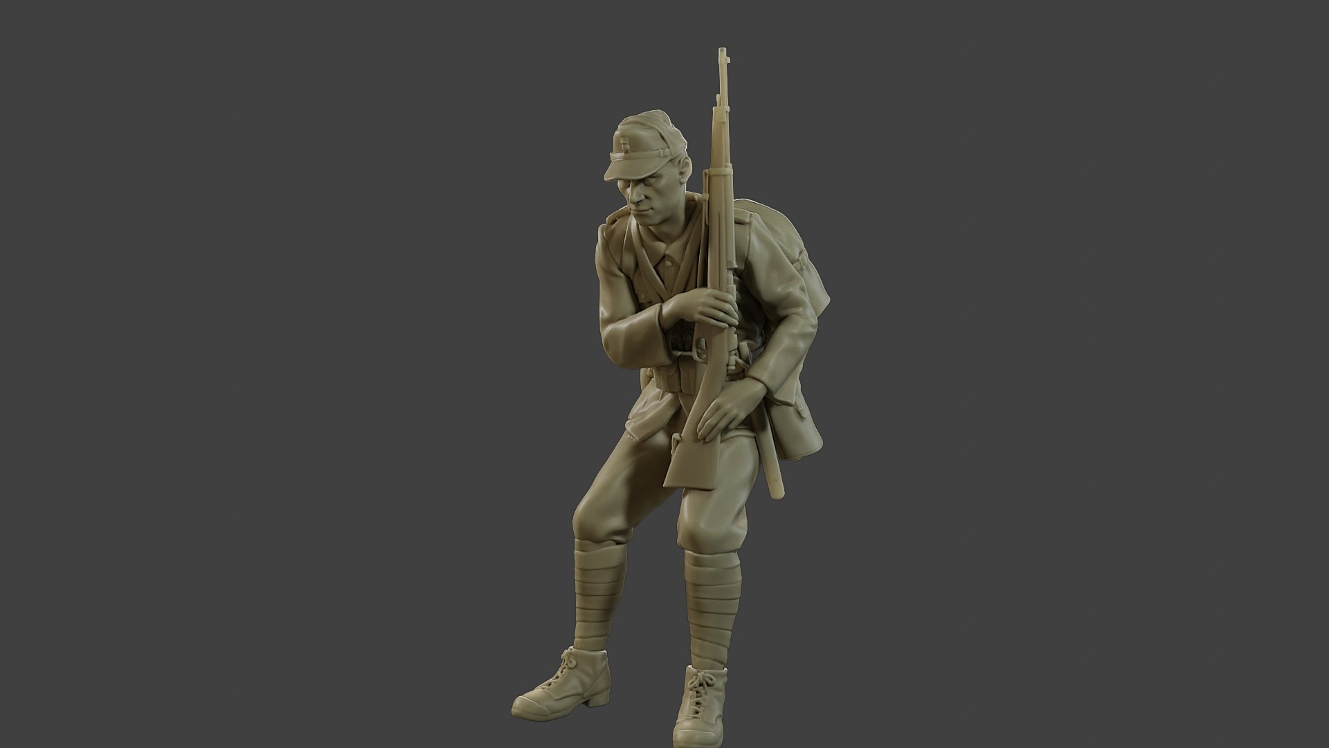 Italian Soldier Sit2 Ww2 IT10 3D Model - TurboSquid 2198987