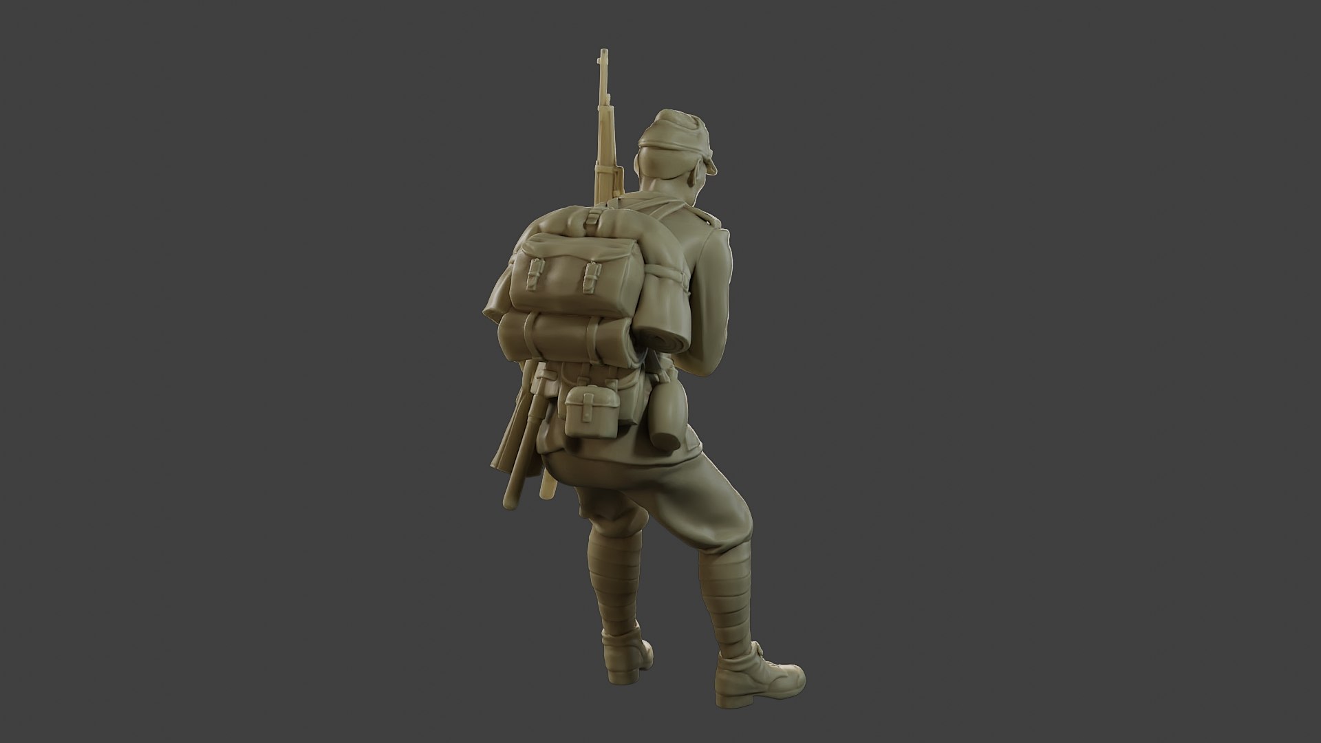 Italian Soldier Sit2 Ww2 IT10 3D Model - TurboSquid 2198987