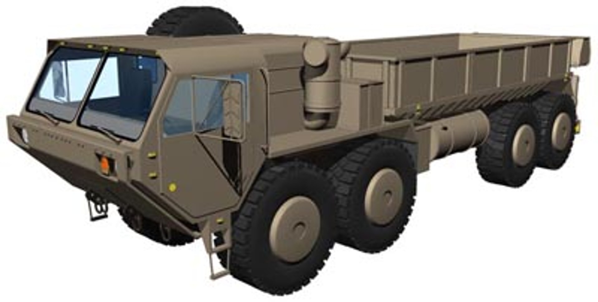3d m977 hemtt model