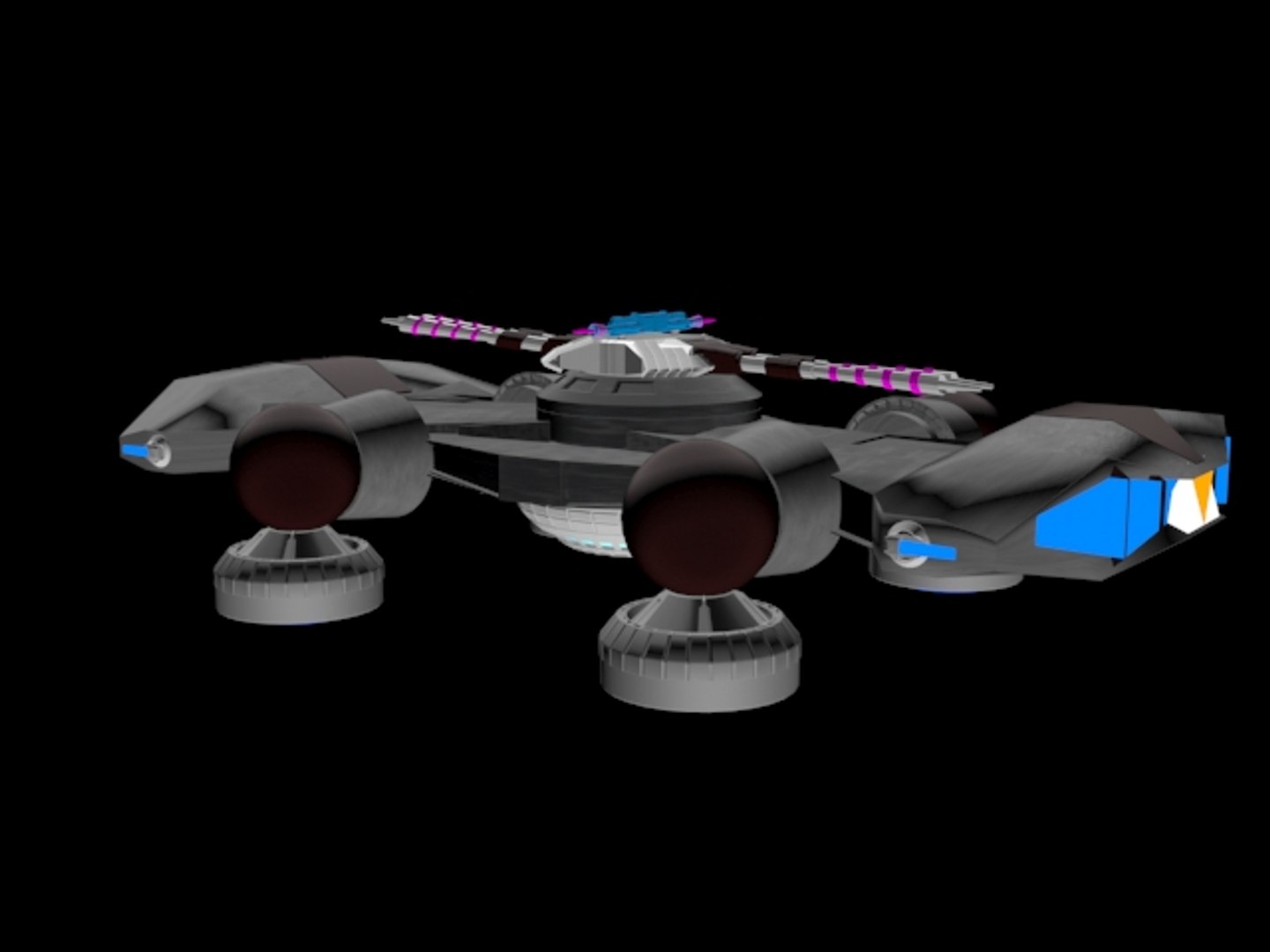 Hover Tank 3D Model - TurboSquid 1427063