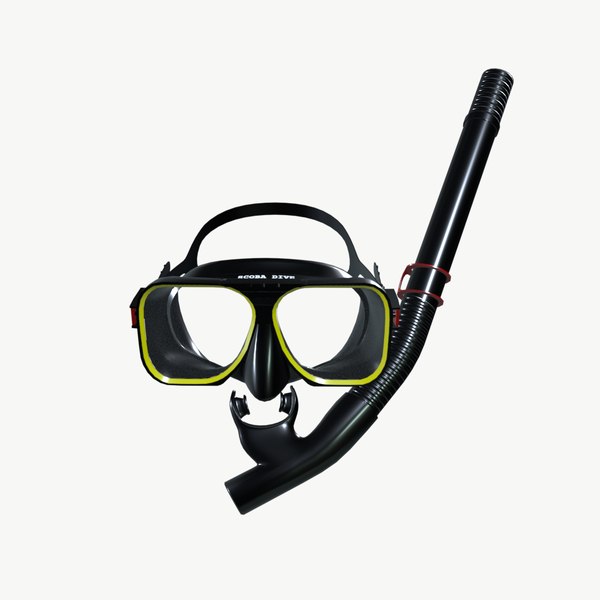 modelo 3d Máscara de buceo - TurboSquid 2298384
