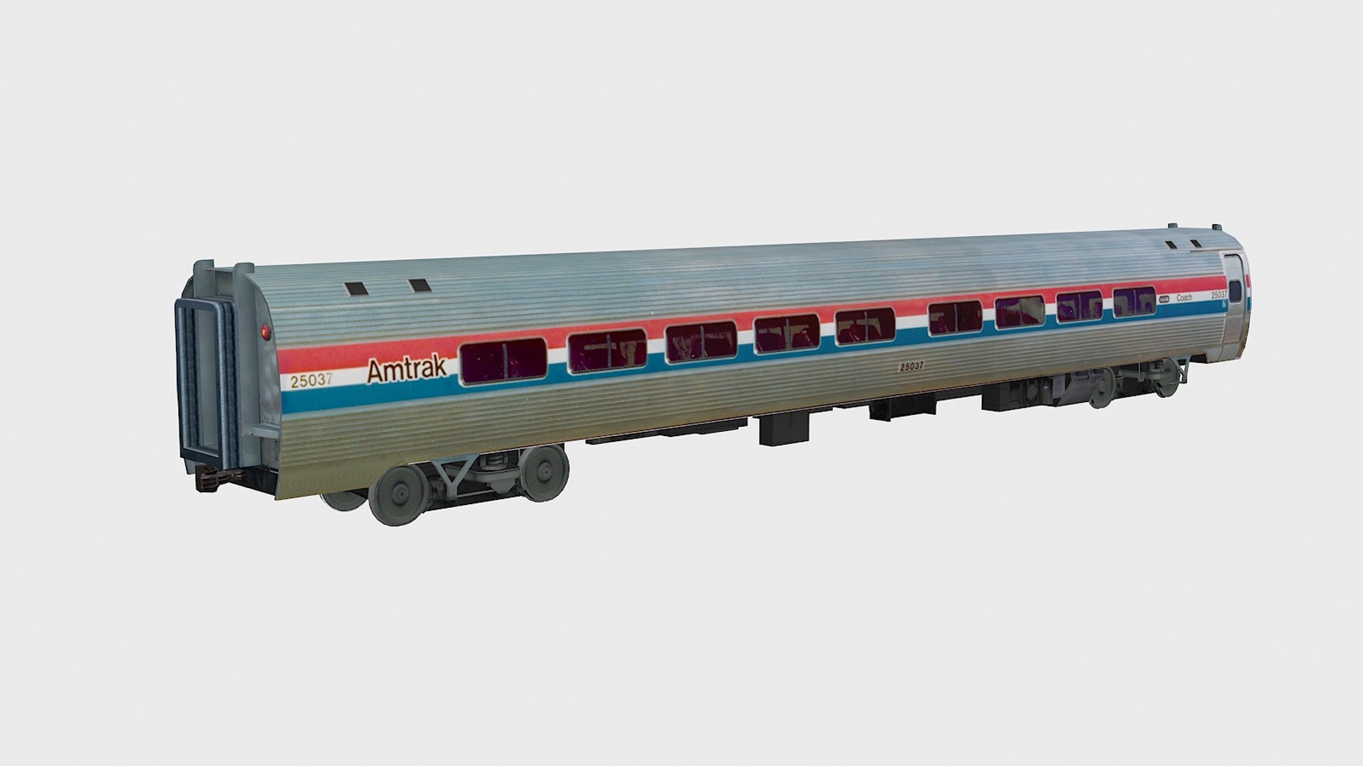 3d Amfleet Passenger Amtrak Ii Model
