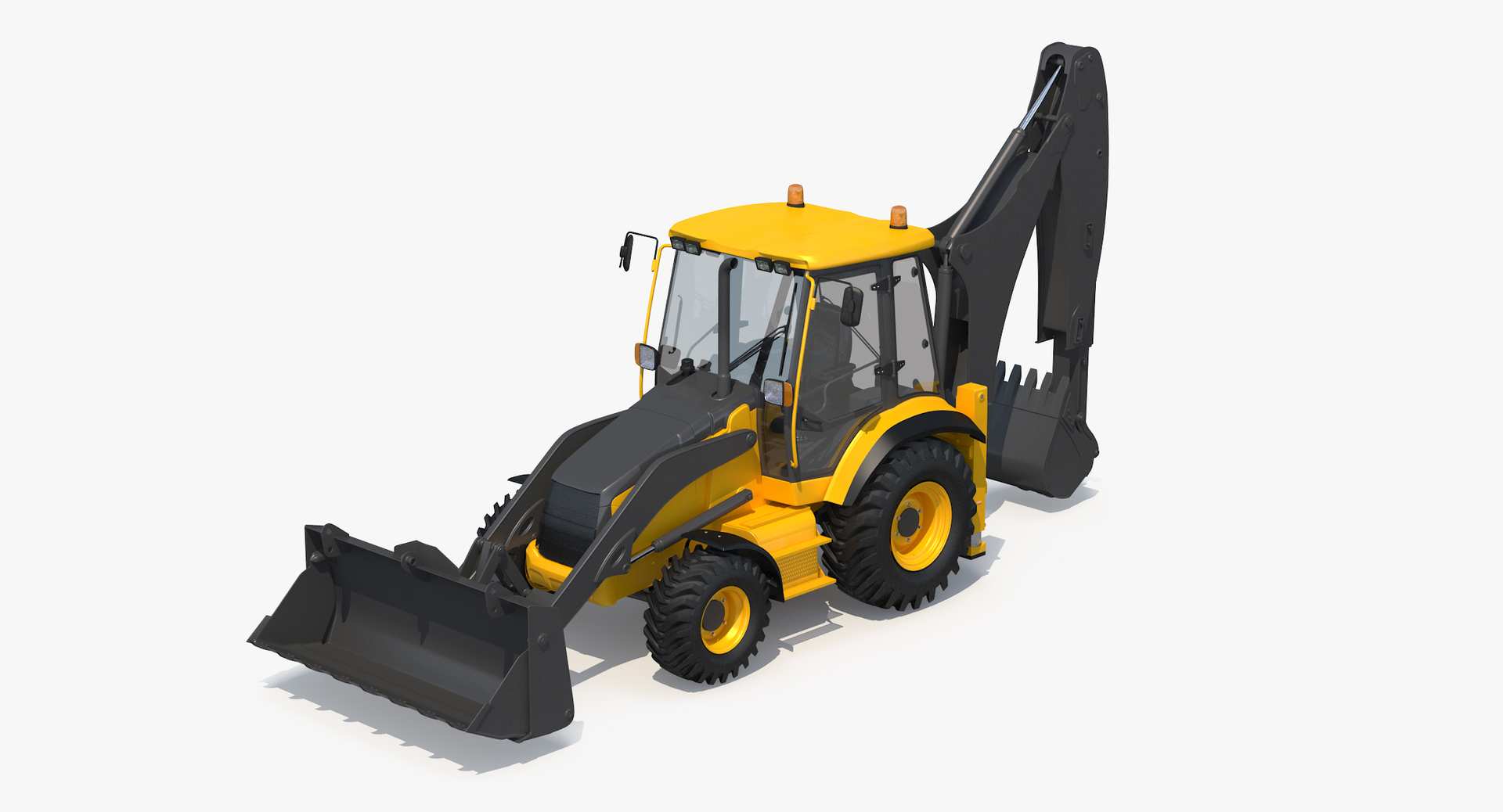 Backhoe Work 3d C4d
