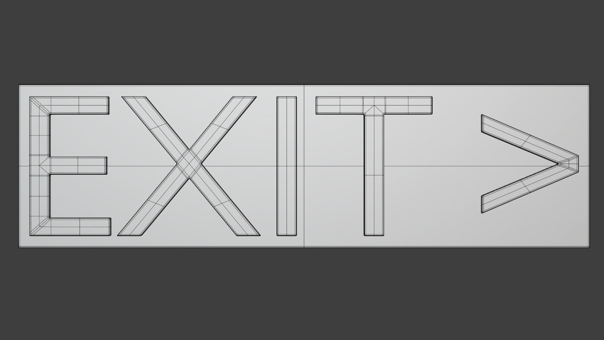 EXIT Sign 3D Model - TurboSquid 2104450