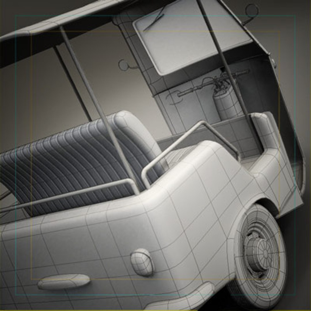 Tuk Tuk-tuk 3d Model