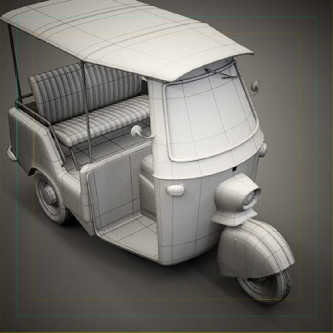 Tuk Tuk-tuk 3d Model