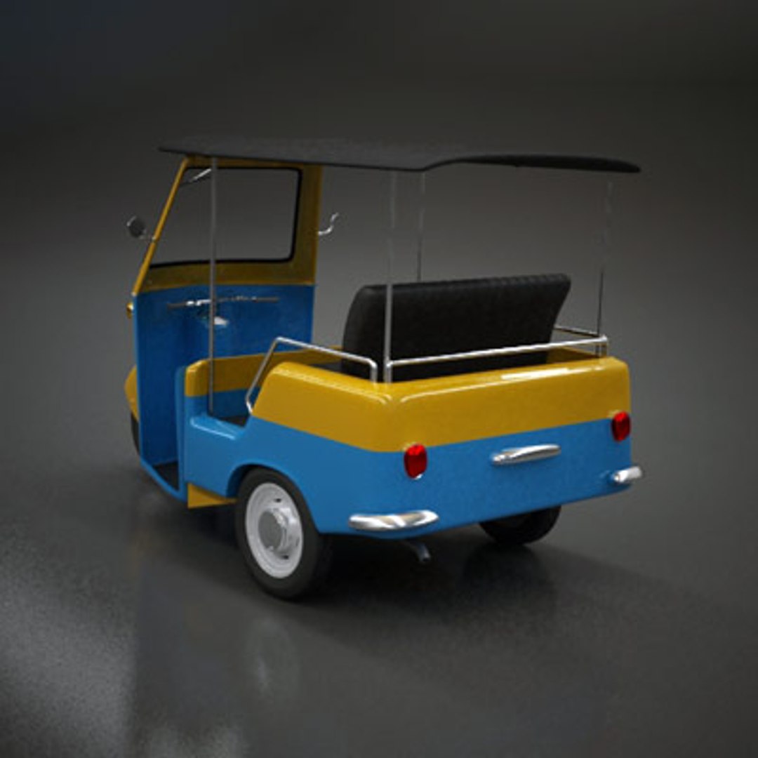 Tuk Tuk-tuk 3d Model