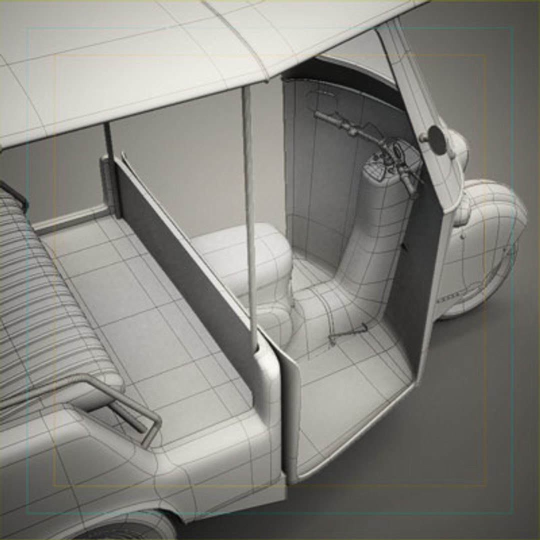 Tuk Tuk-tuk 3d Model