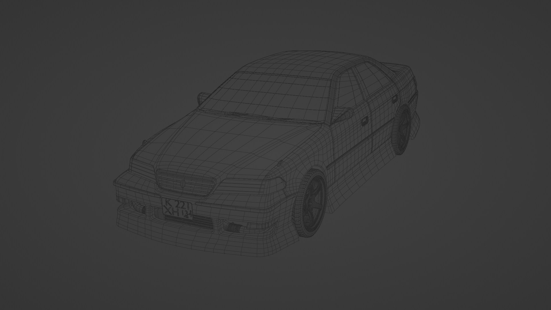 3D Model Toyota Mark 2 JZX100 - TurboSquid 2123776