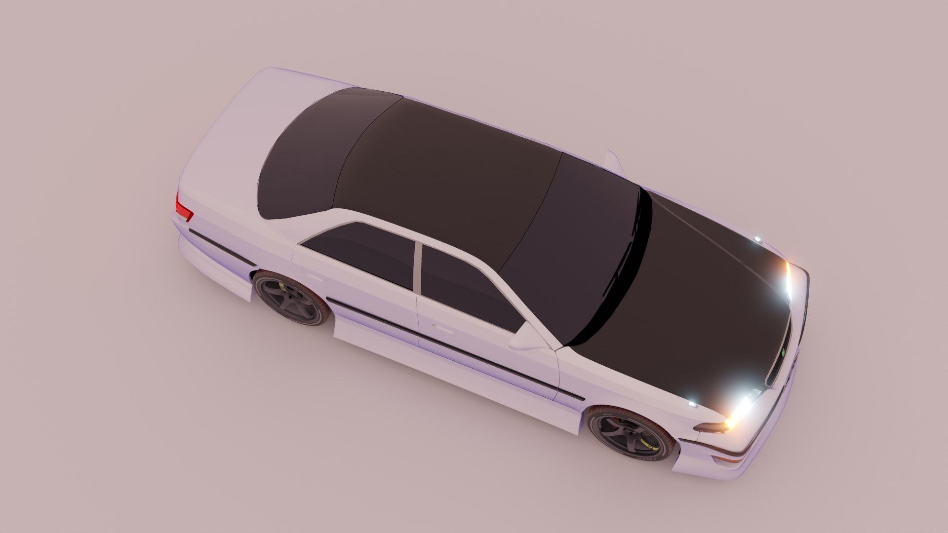 3D Model Toyota Mark 2 JZX100 - TurboSquid 2123776