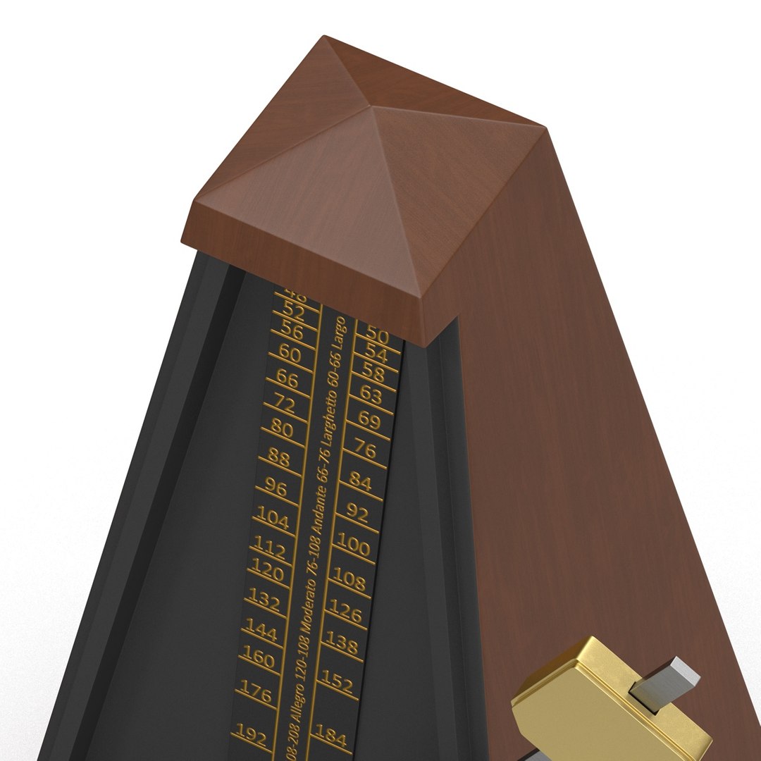 3d manual metronome 3 model