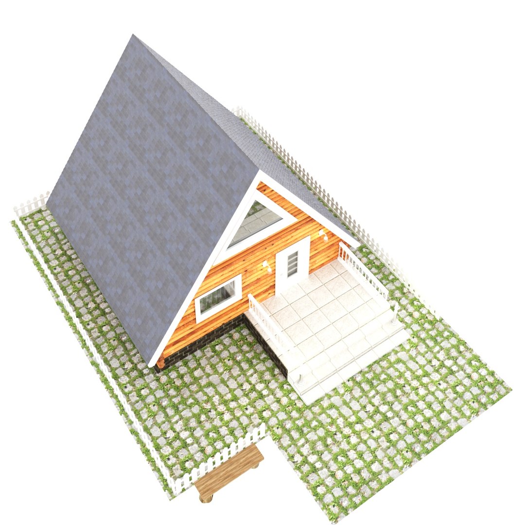 Wooden House 3D Model - TurboSquid 1468423