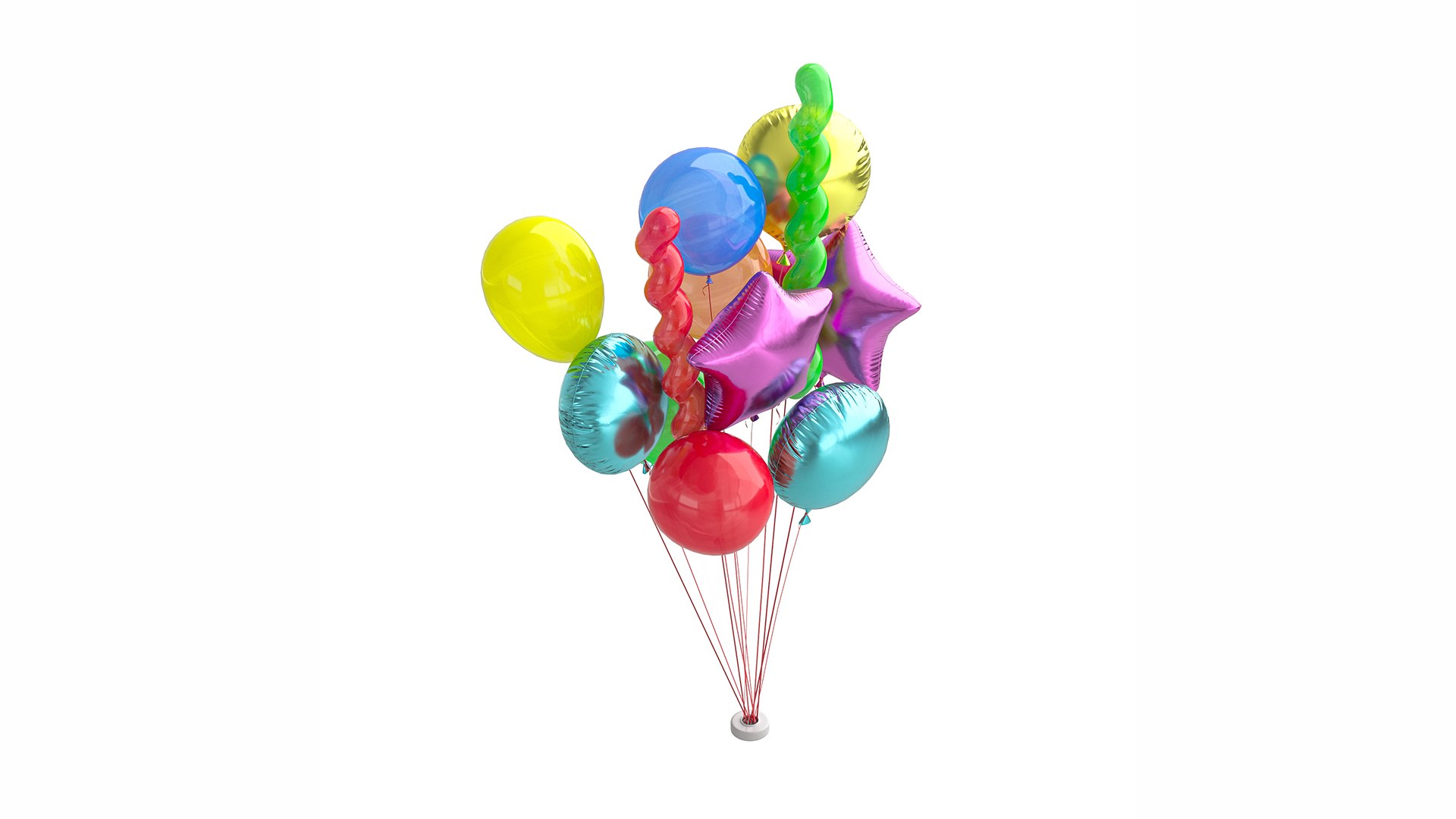 Balloons 3D - TurboSquid 2003791
