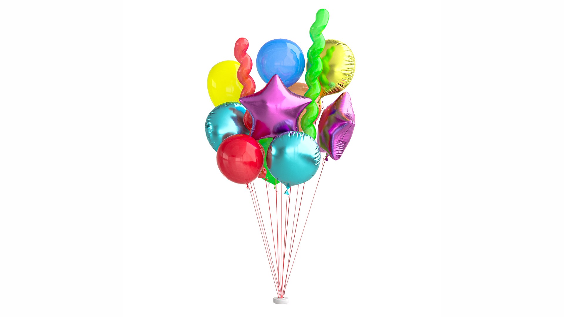 Balloons 3D - TurboSquid 2003791