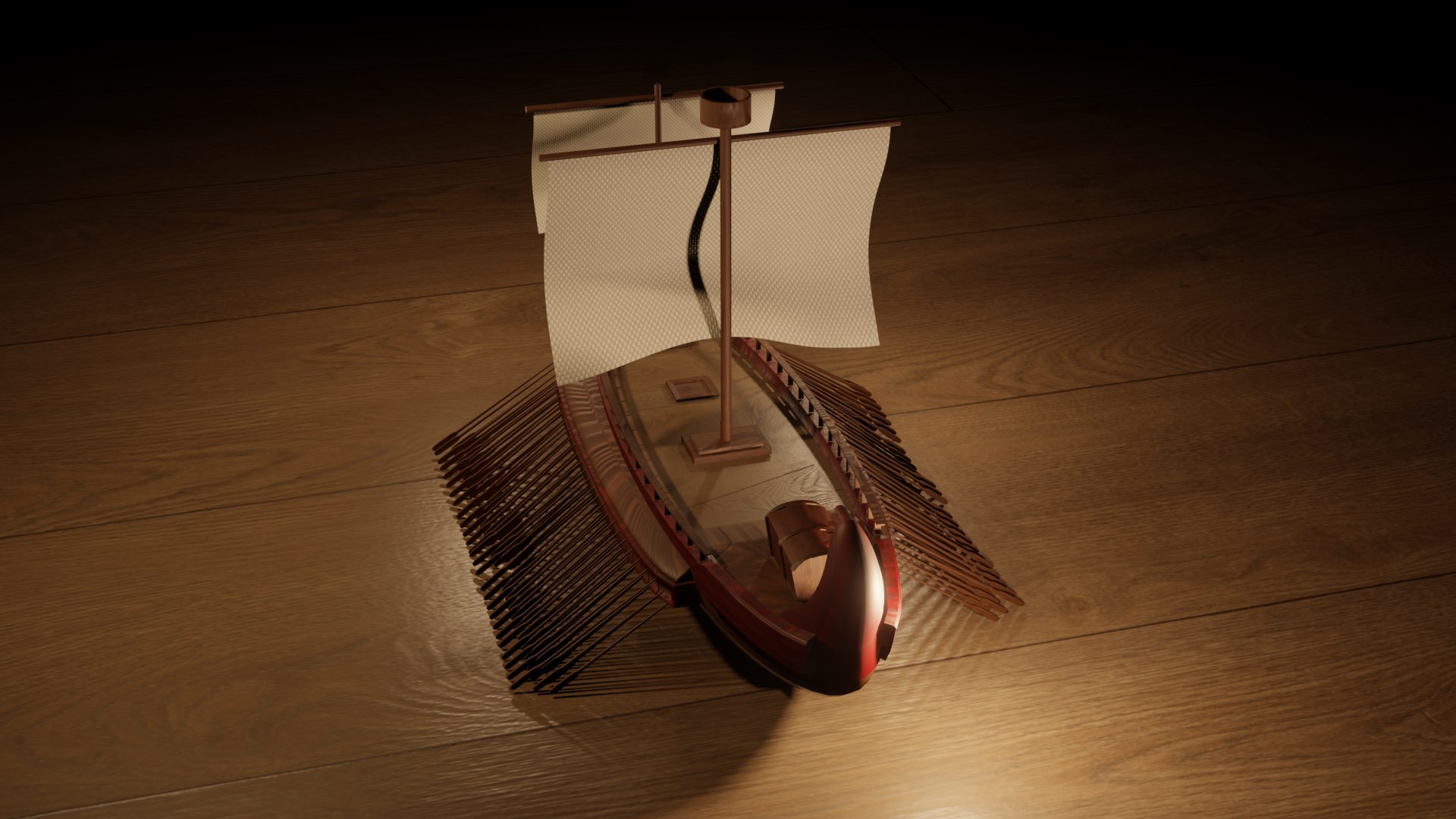 Trireme Ancient Ships Roman Greek 3D Model - TurboSquid 2014038