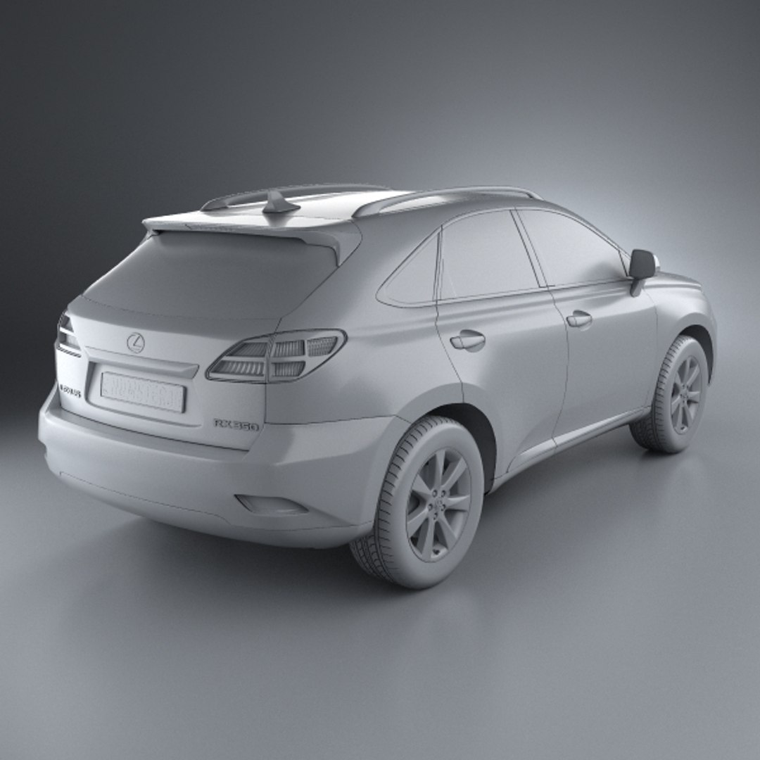 3d model lexus rx 2010