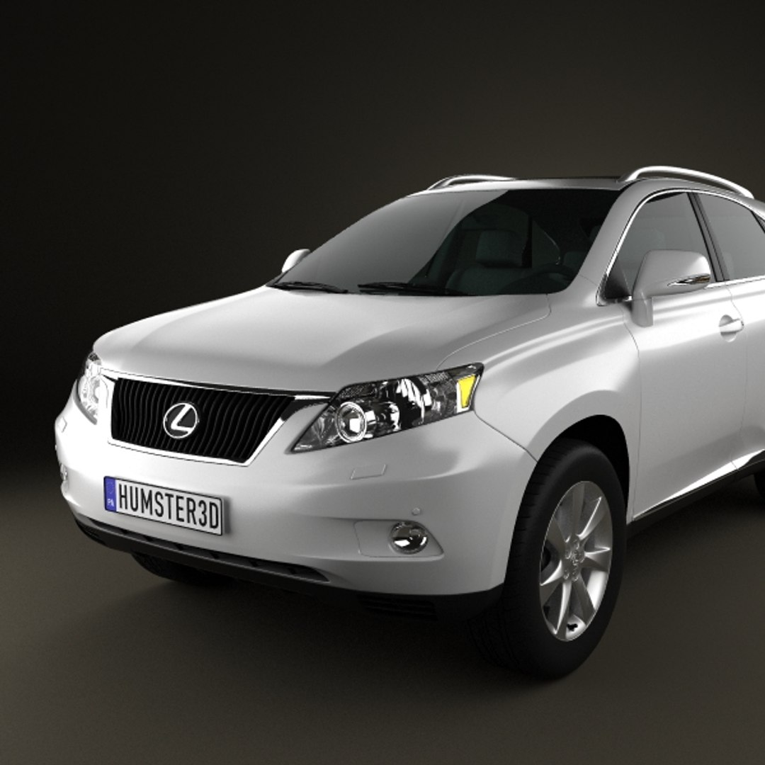 3d model lexus rx 2010