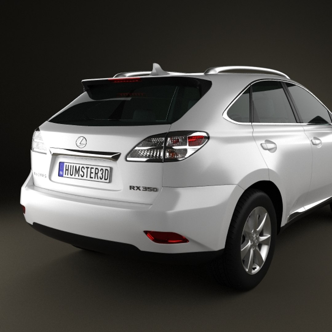 3d model lexus rx 2010