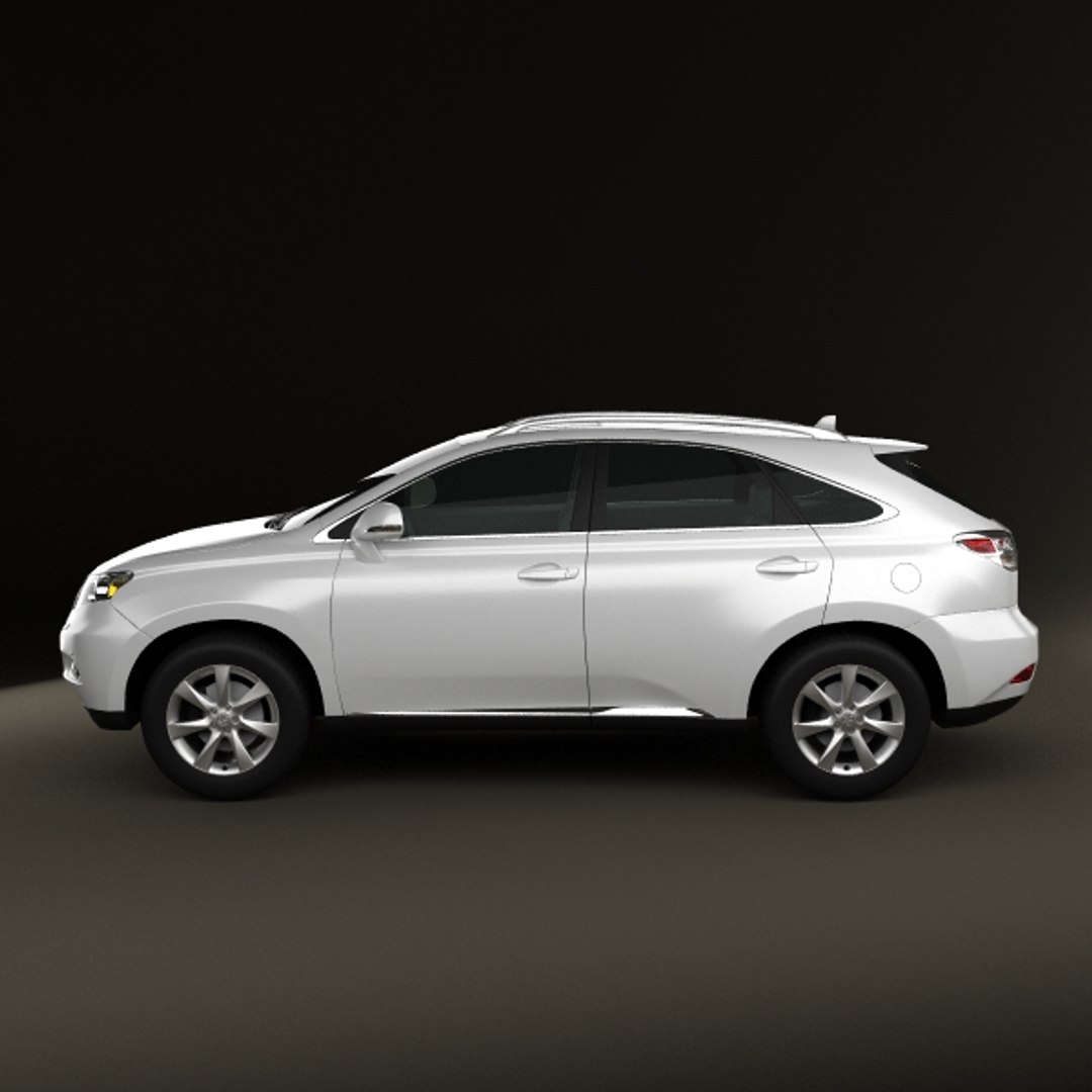 3d model lexus rx 2010