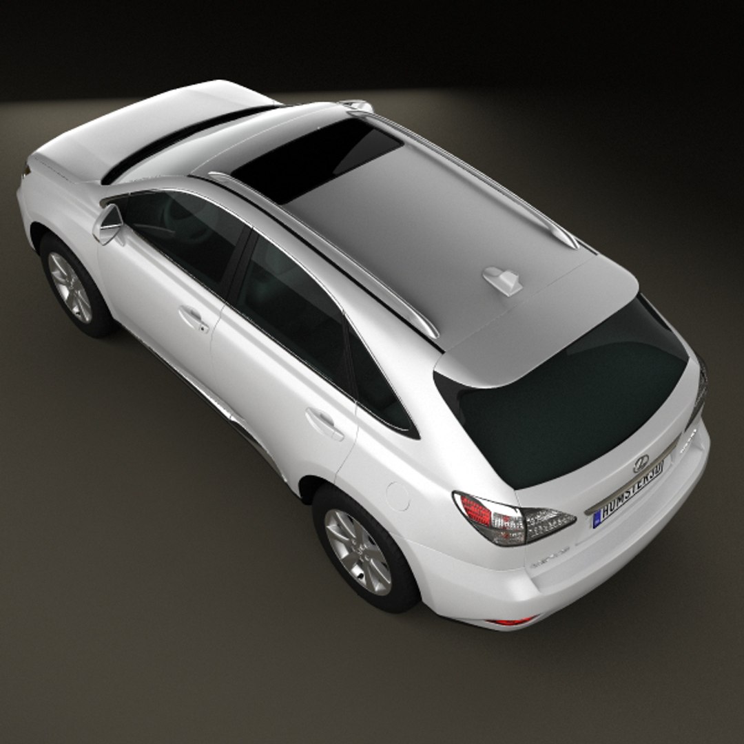 3d model lexus rx 2010