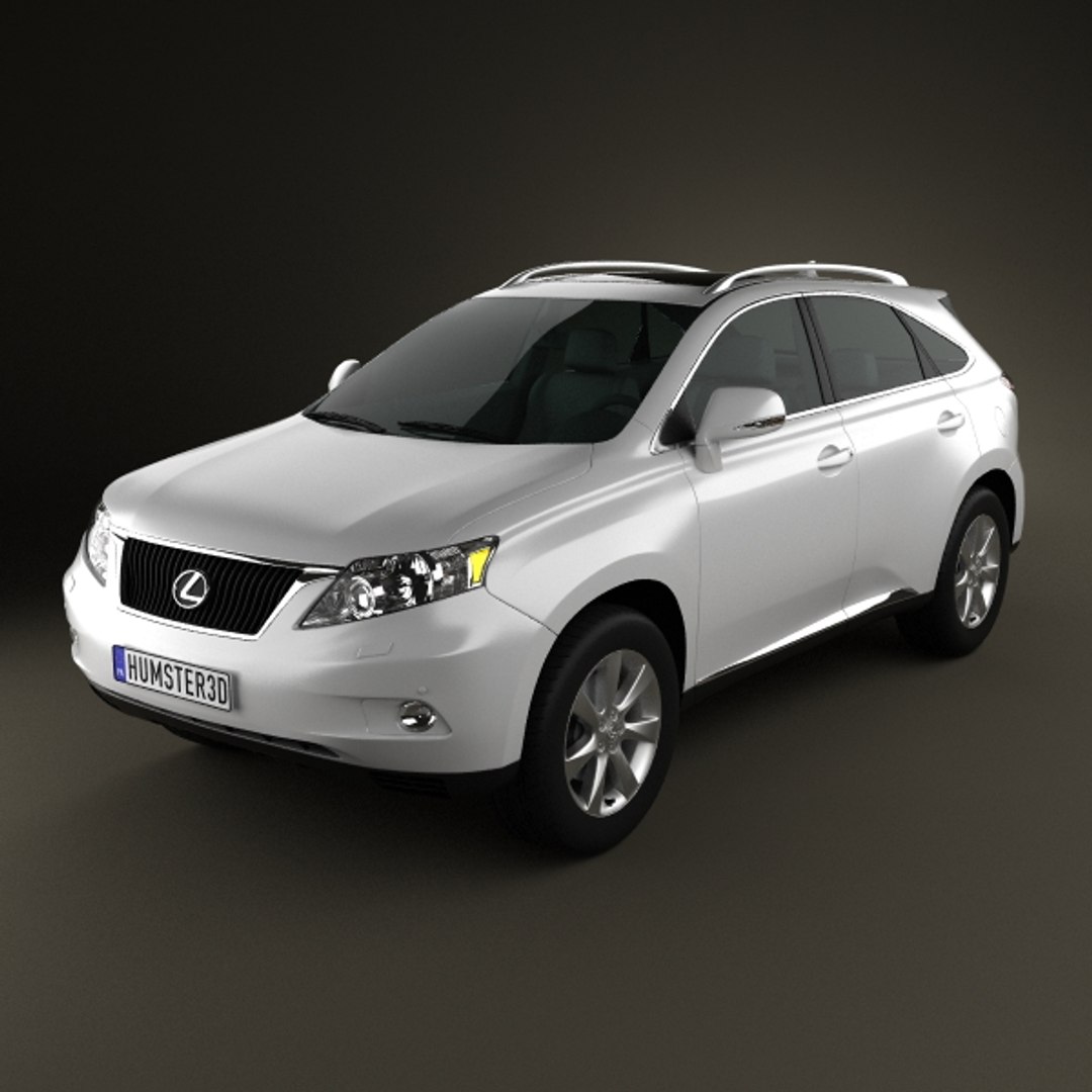 3d model lexus rx 2010