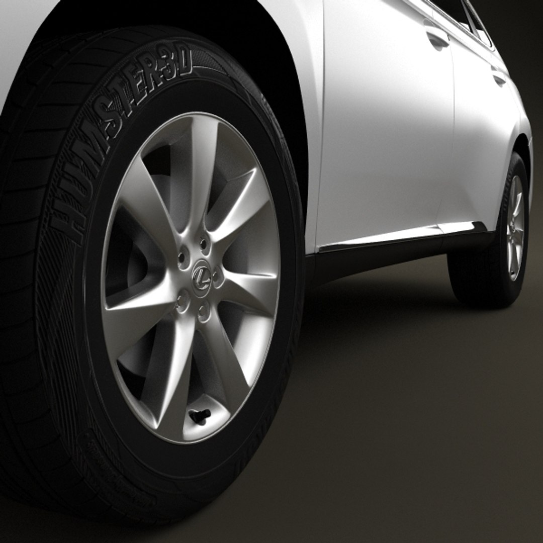 3d model lexus rx 2010
