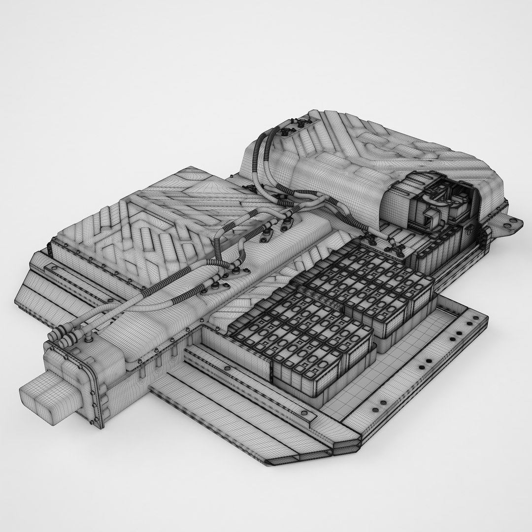 3D Electric Cars Battery Generic 06 Model - TurboSquid 2218512
