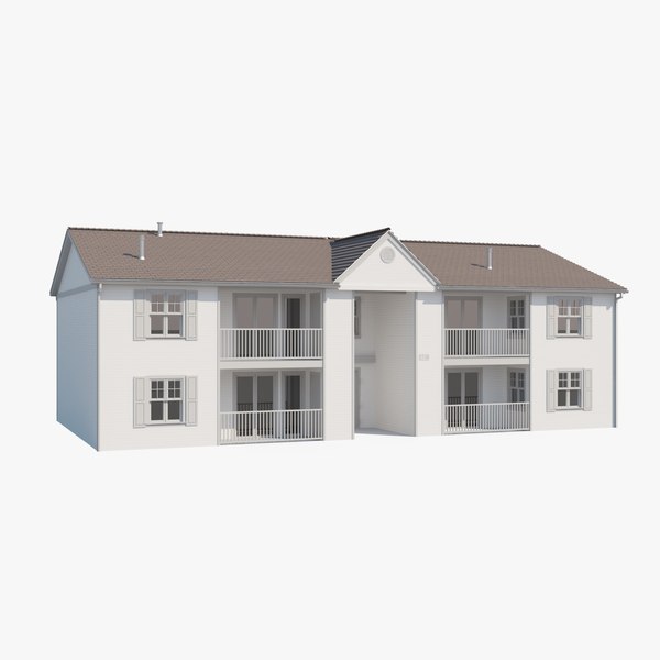 3d family house model