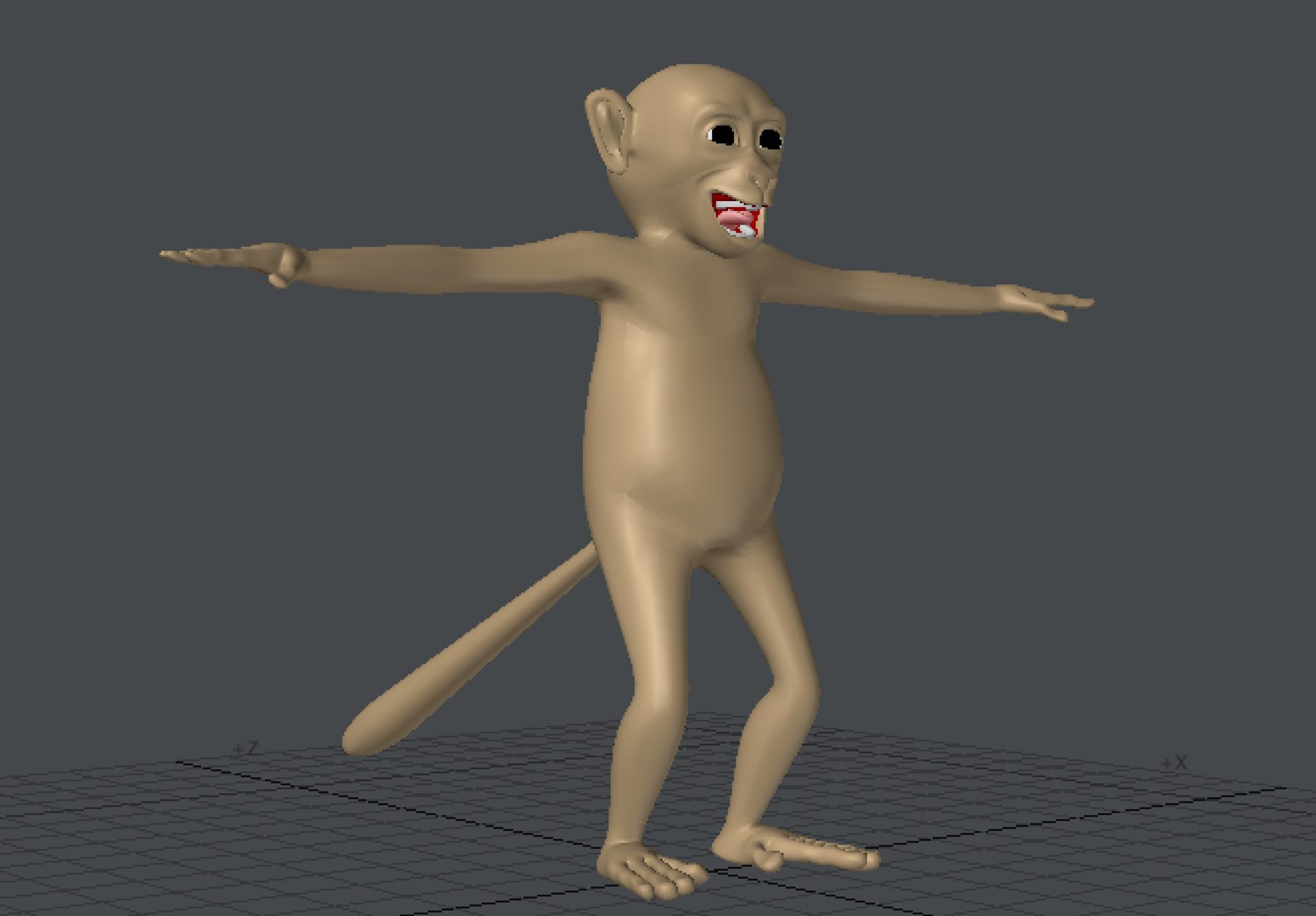 Capuchin Monkey 3d Model