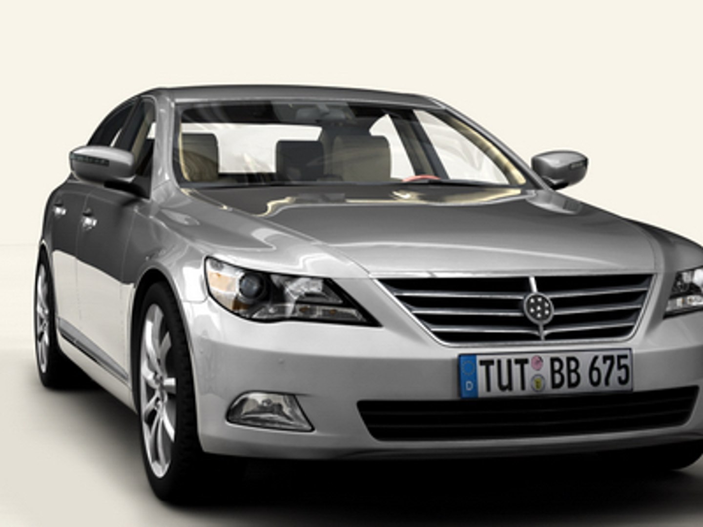 Generic Car Upper Class Interior 3d Model