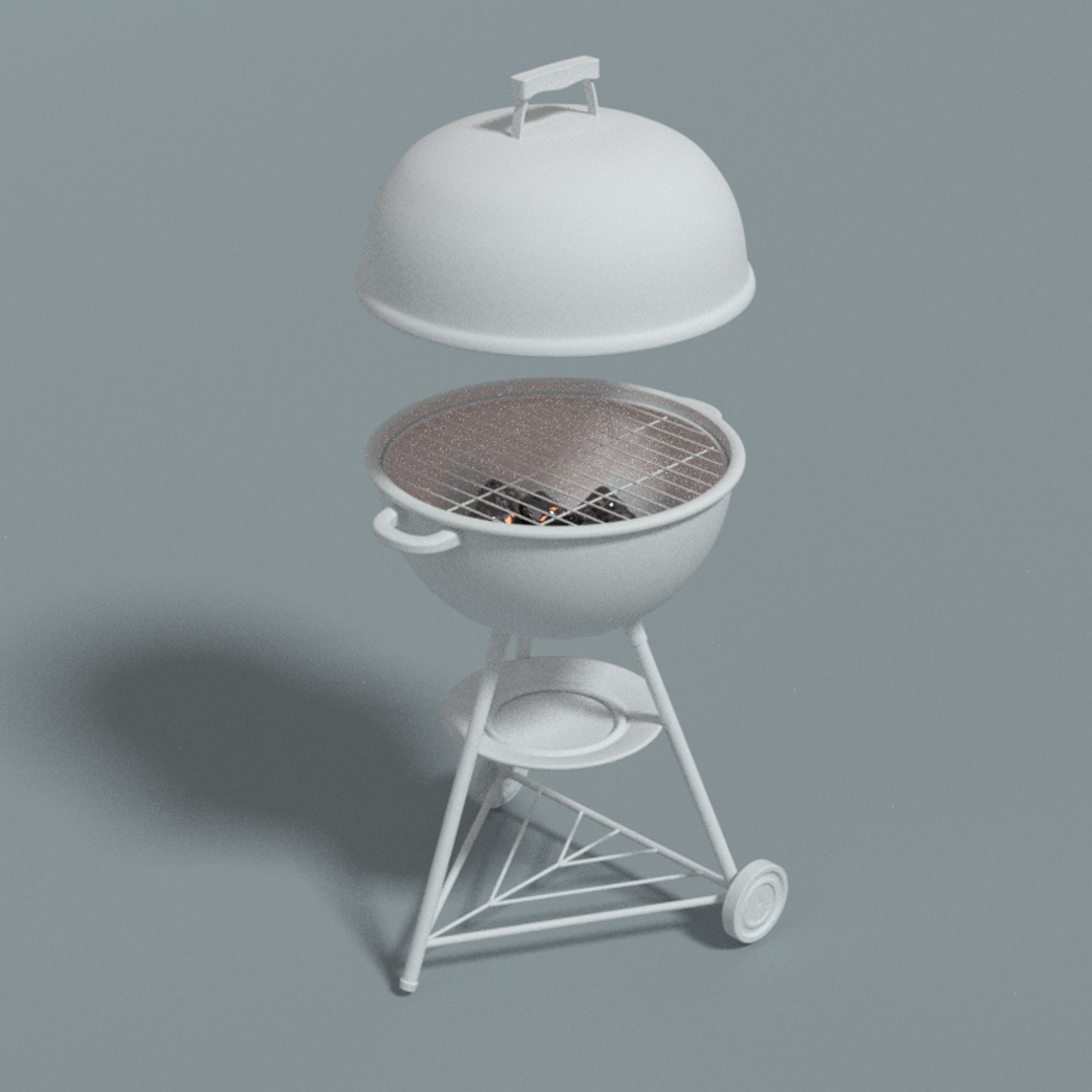 3D Grill Model - TurboSquid 1206504