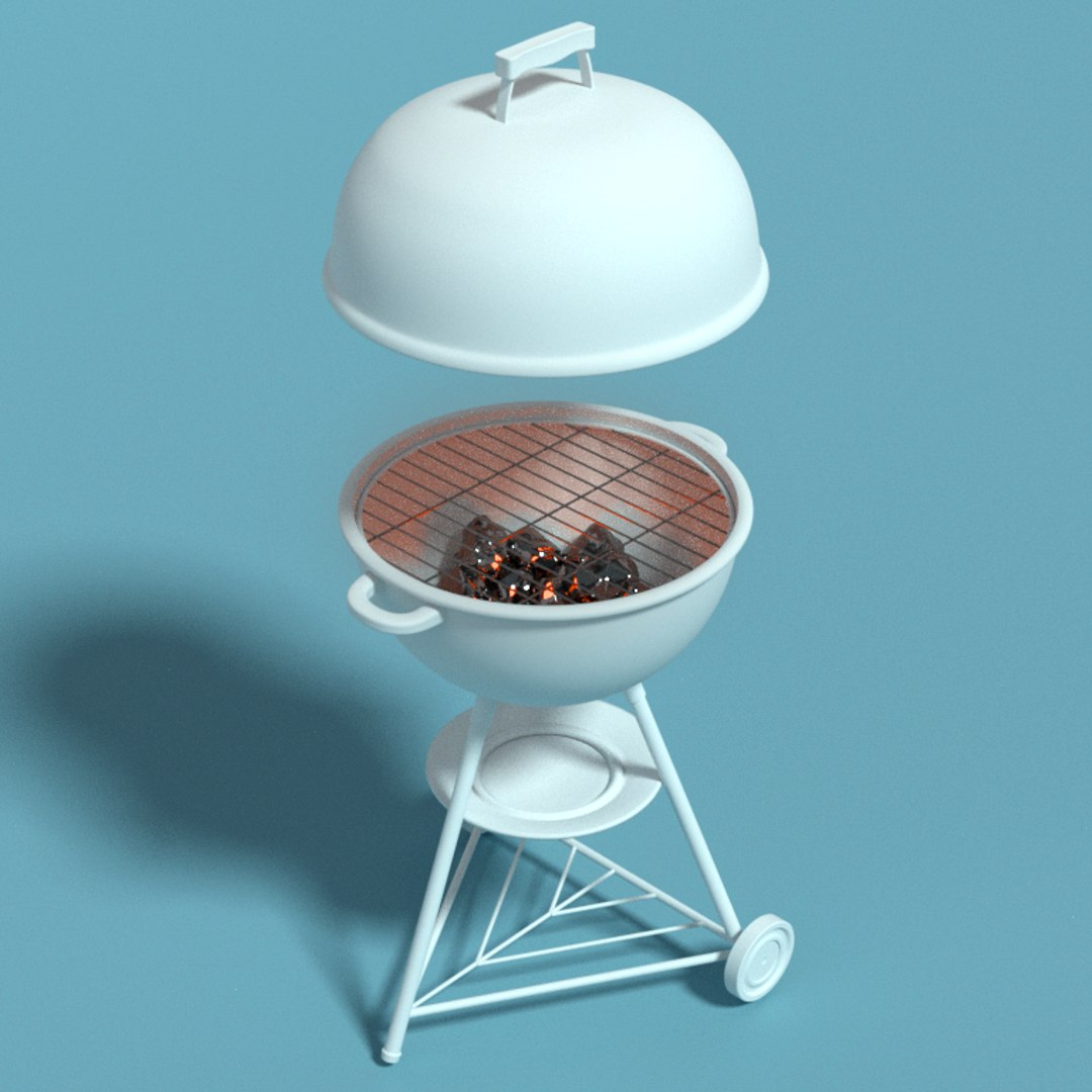 3D Grill Model - TurboSquid 1206504