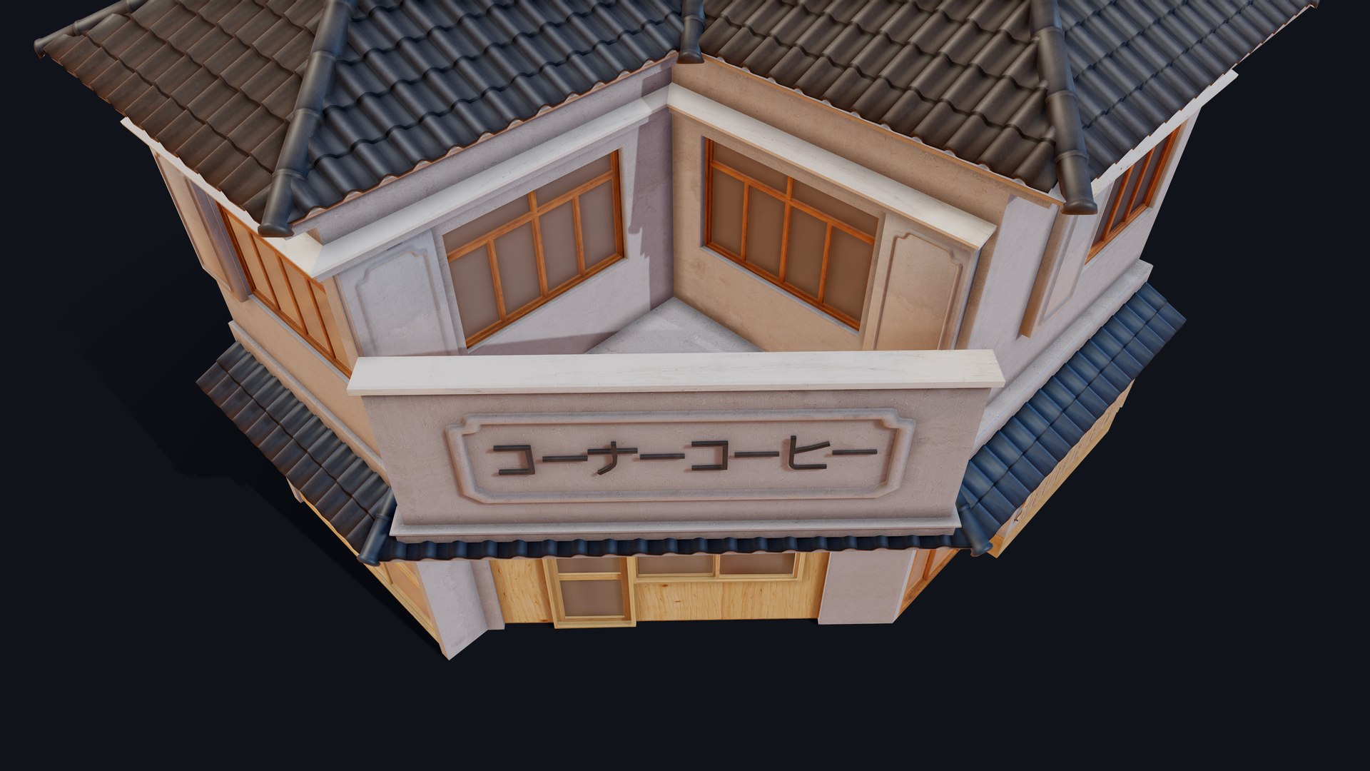 3D Japanese Corner Shop Model - TurboSquid 1722432