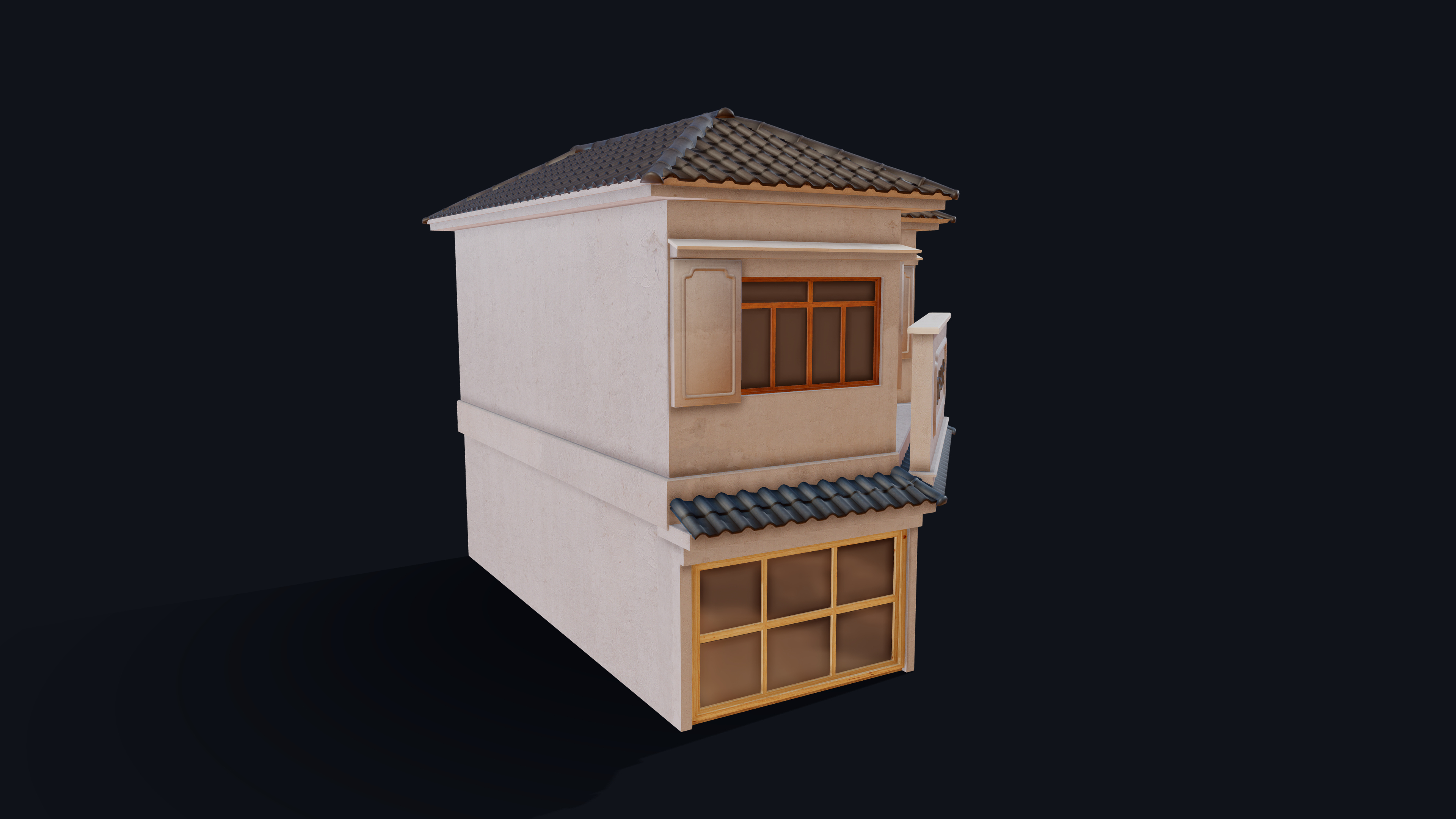 3D Japanese Corner Shop model - TurboSquid 1722432