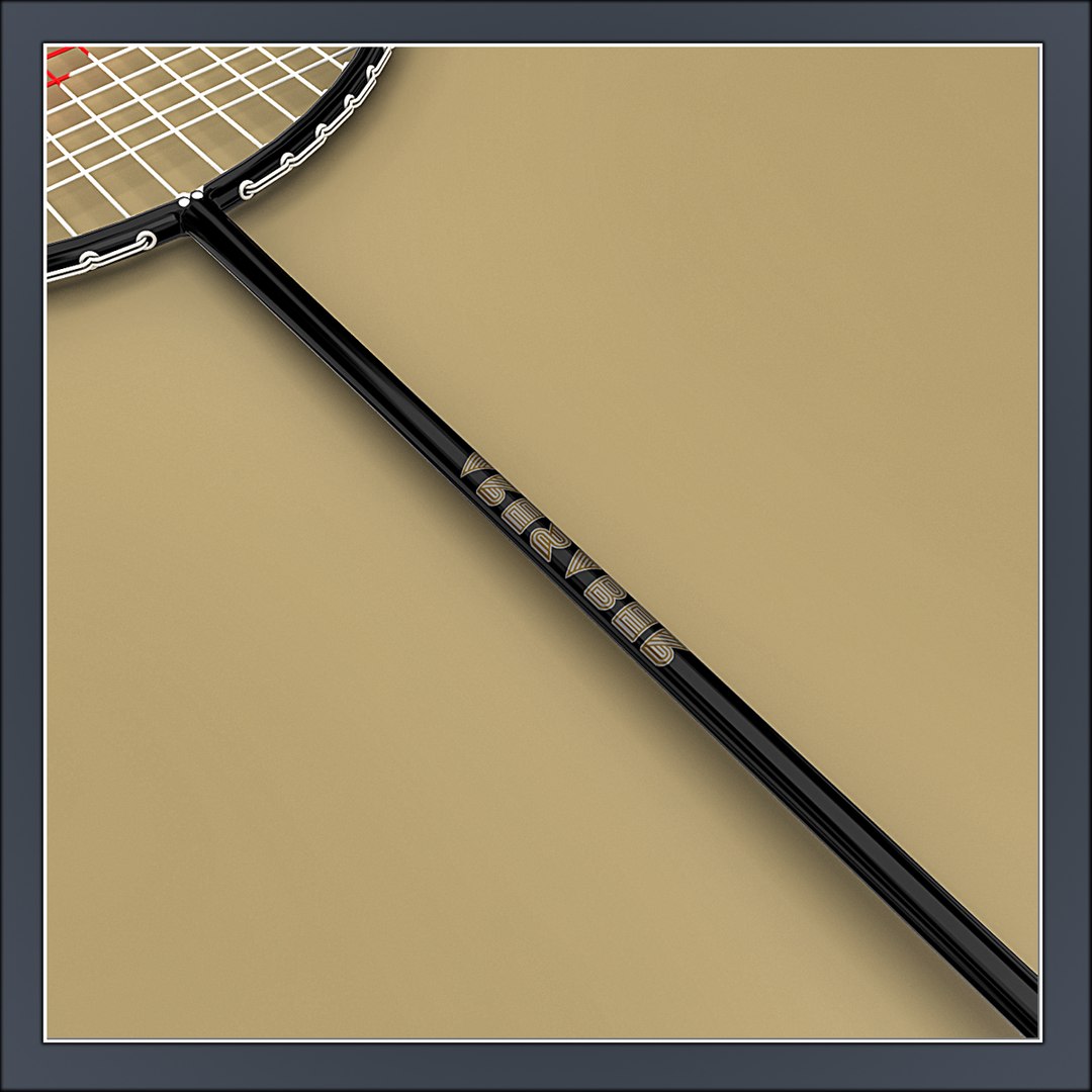 Badminton Racket Shuttlecock 3d Obj
