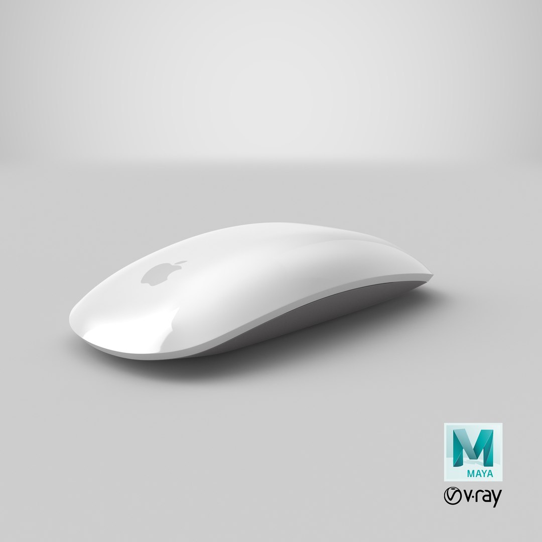 Real Apple Mouse 3D Model - TurboSquid 1442771