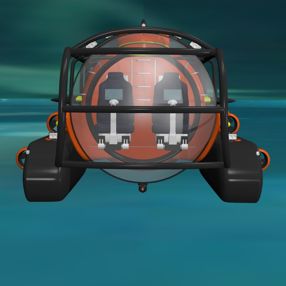 3D Mini Submarine - TurboSquid 1478845