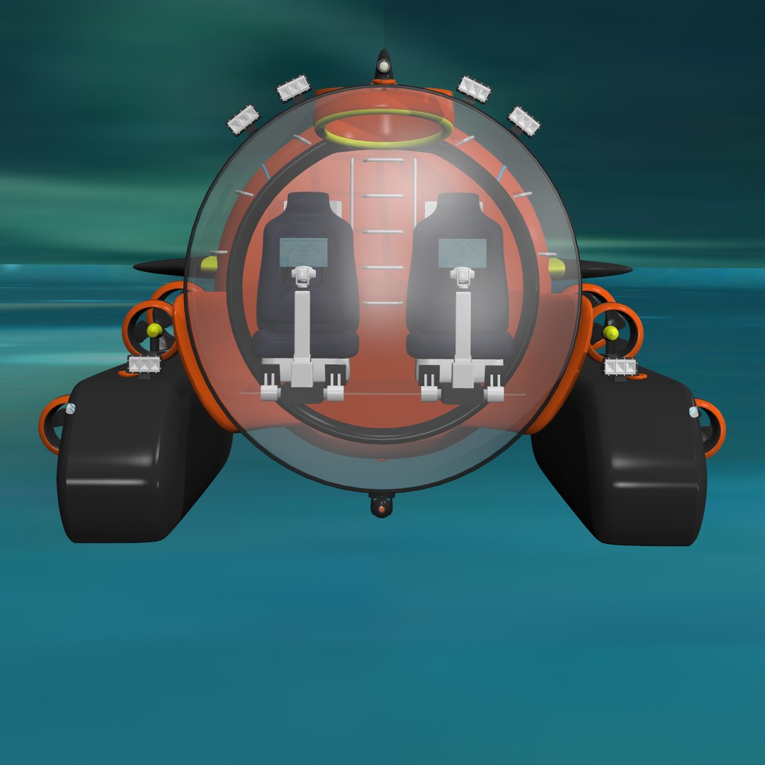 3D Mini Submarine - TurboSquid 1478845