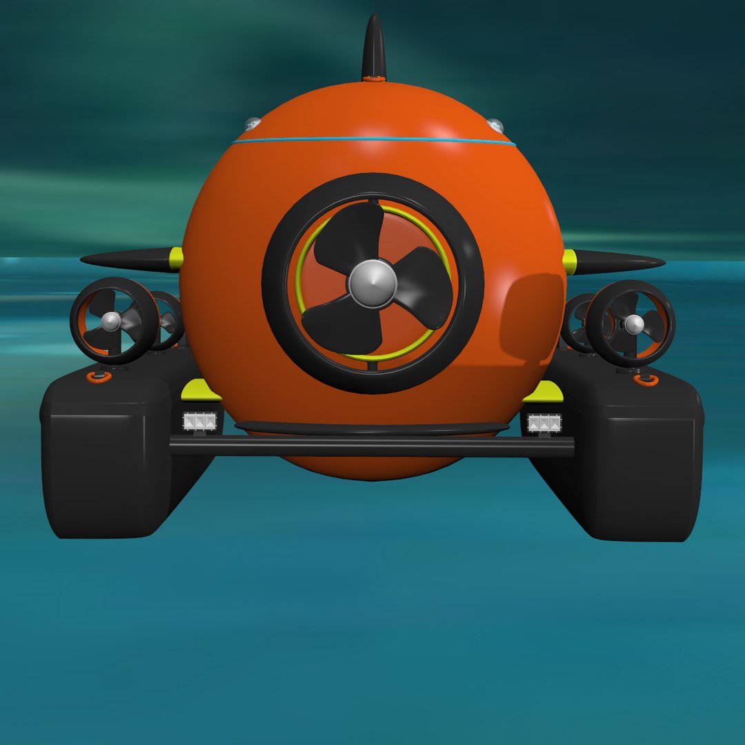 3D Mini Submarine - TurboSquid 1478845