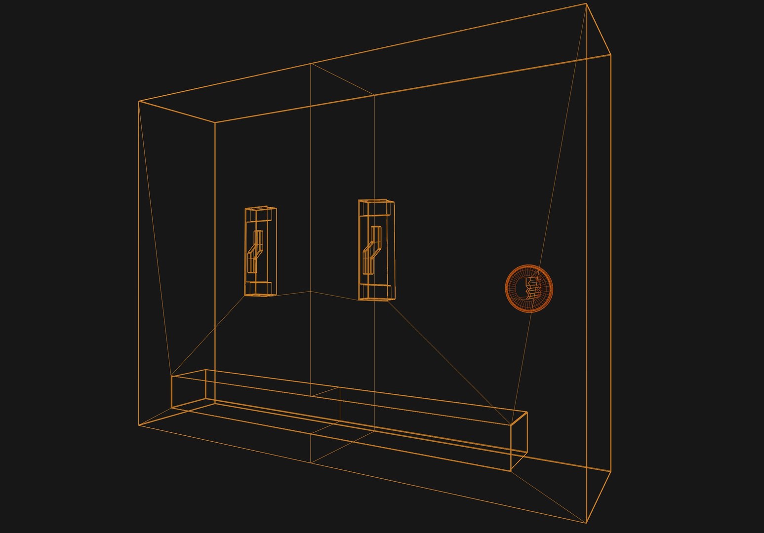Trash Chute - Wall Mounted Model - TurboSquid 2093454