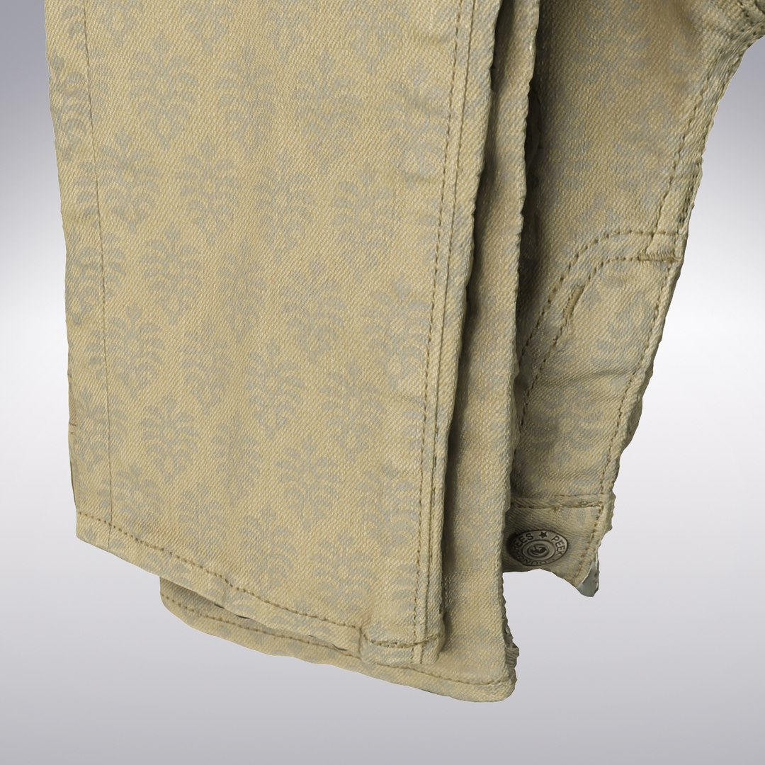 Denim Cream Scanning 3d Max