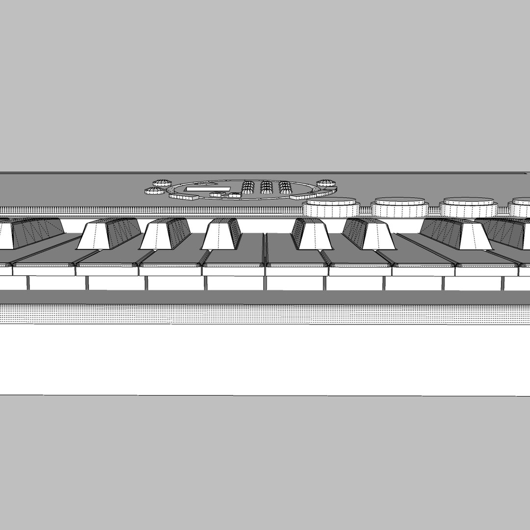 3d Model Of Yamaha Psr 180