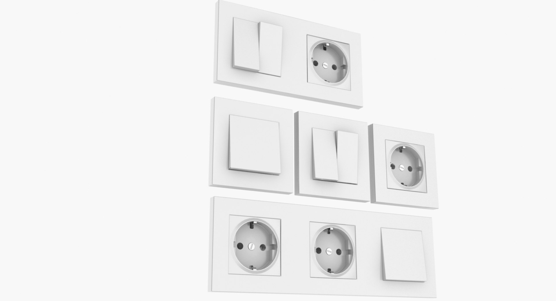 3D Socket Switch Model - TurboSquid 1328616