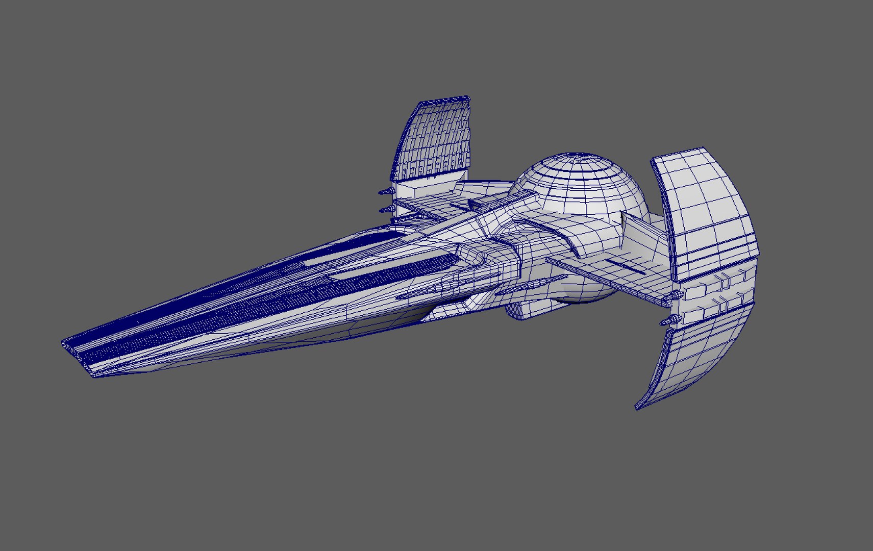 Sith Infiltrator Maya Arnold Darth Maul Spaceship Scimitar 3D Model ...