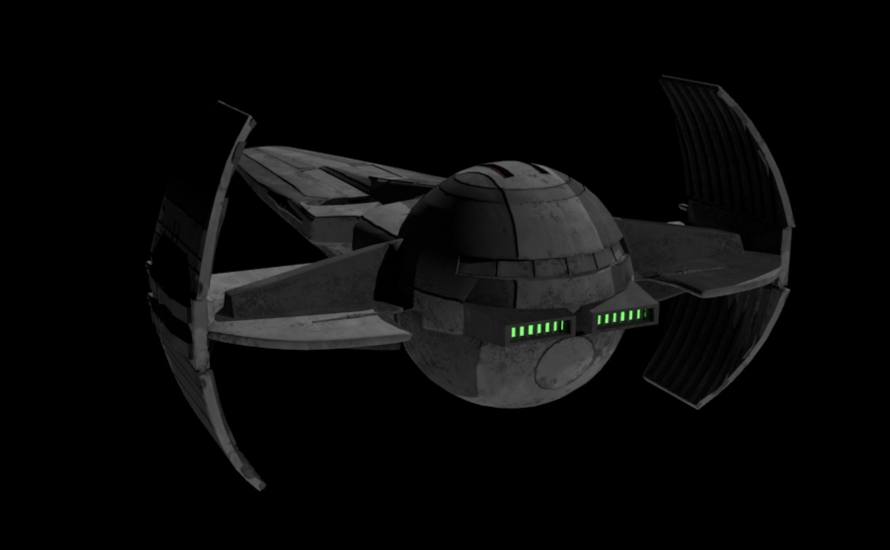 Sith Infiltrator Maya Arnold Darth Maul Spaceship Scimitar 3D Model ...